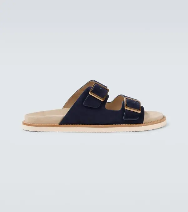 Brunello Cucinelli Suede Sandals