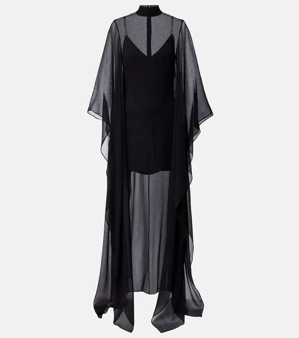TALLER MARMO Lanzarote Garden Kaftan - Black