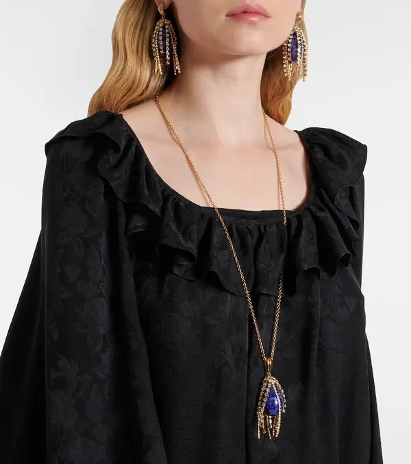 Chloé Crystal-embellished Pendant Necklace