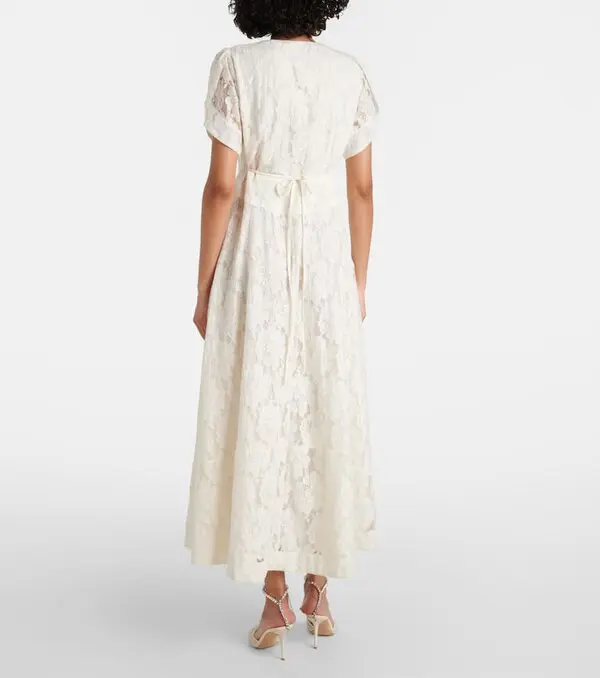 Rixo Novara Floral Cotton-blend Maxi Dress
