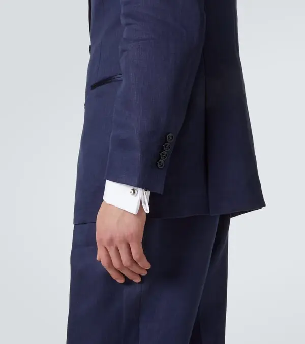 Brunello Cucinelli Double-breasted Linen Tuxedo