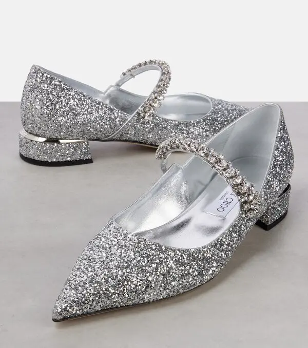 JIMMY CHOO Bing 25 Embellished Mary Jane Pumps