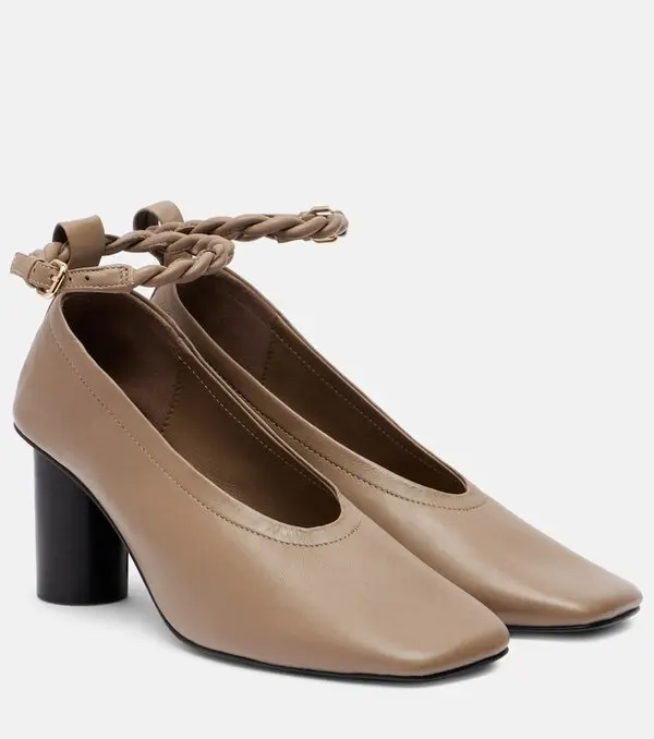A.emery Amos 70 Leather Pumps - Brown