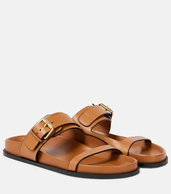 A.emery Prince Leather Slides