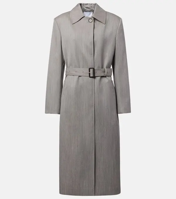 Stella McCartney Wool-blend Belted Coat