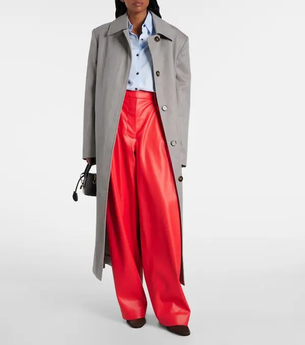 Stella McCartney Wool-blend Belted Coat