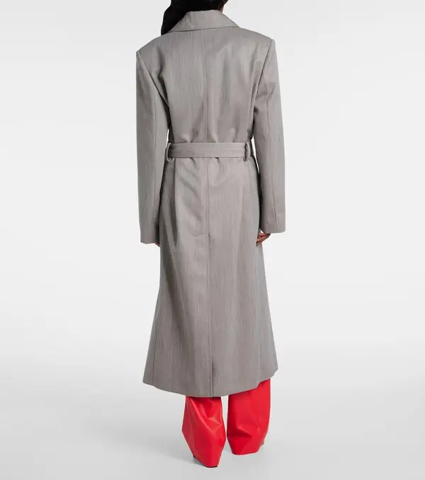 Stella McCartney Wool-blend Belted Coat