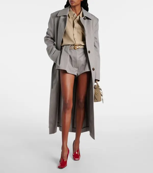 Stella McCartney Wool-blend Belted Coat
