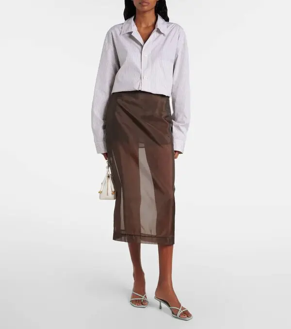 JIMMY CHOO Etana 50 Leather Mules