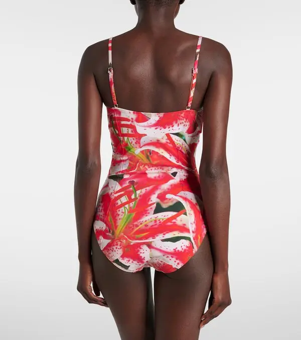 Tory Burch Floral One-piece Swimsuit - Multicoloured