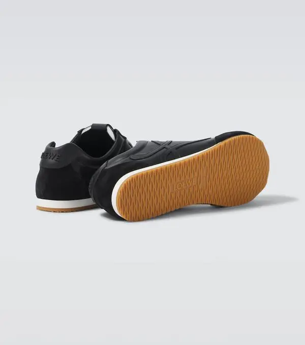 Loewe Ballet Runner 2.0 Leather Sneakers - Black
