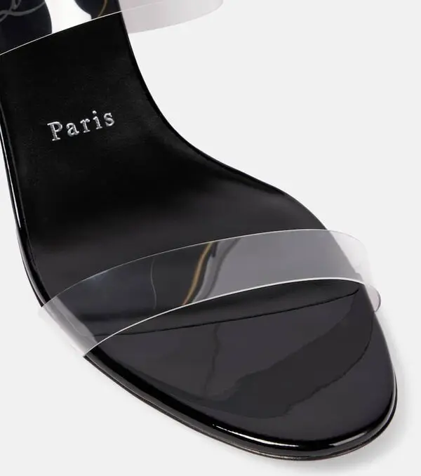 CHRISTIAN LOUBOUTIN Just Nothing 55 Pvc Sandals - Transparent