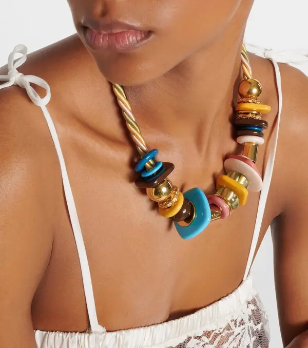 Chloé Plage Embellished Necklace