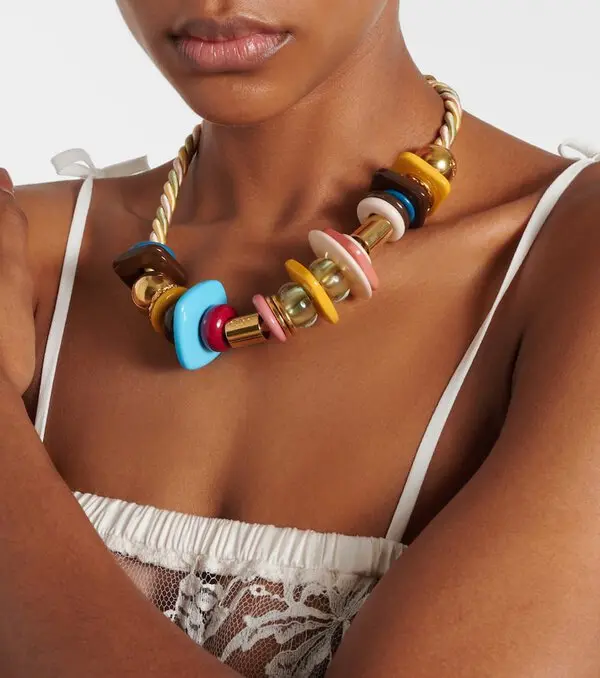 Chloé Plage Embellished Necklace