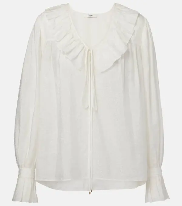 Chloé Ruffled Blouse