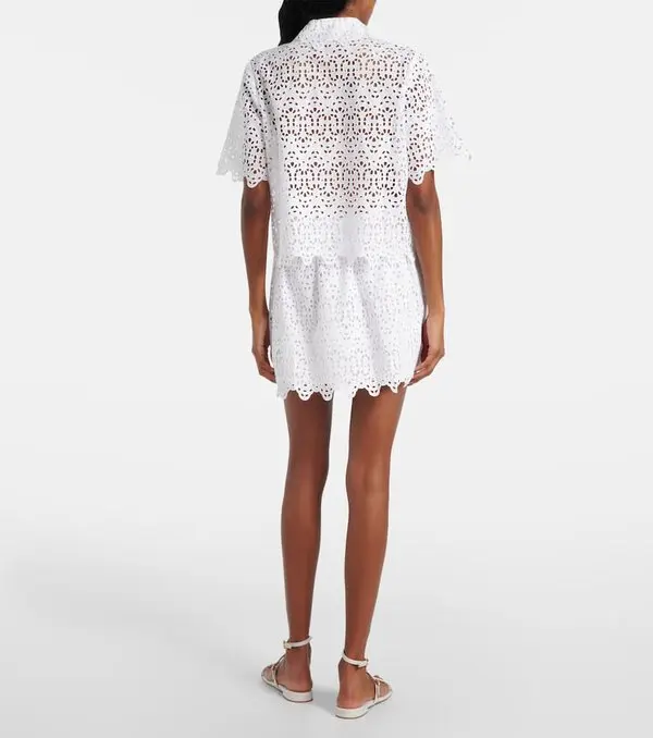 FRAME Deco Eyelet Cotton Shirt