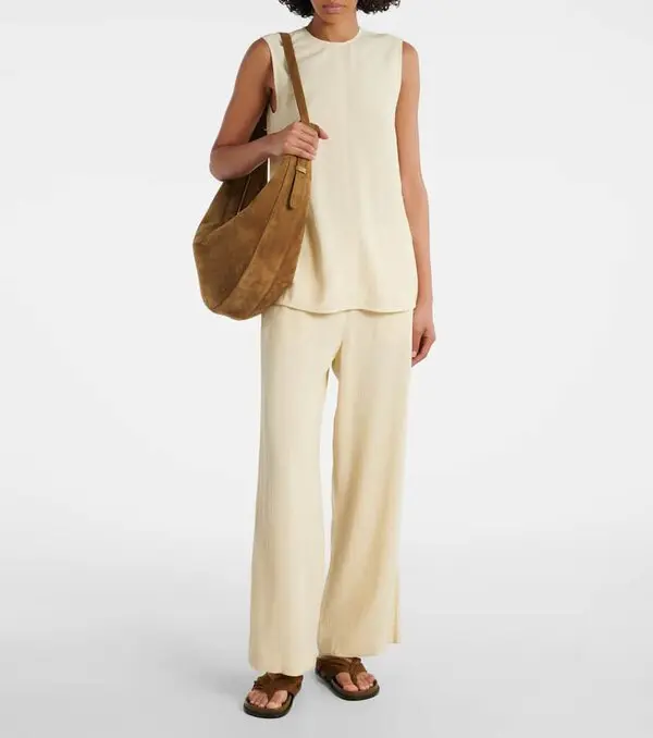 A.emery Shaw Suede Thong Sandals