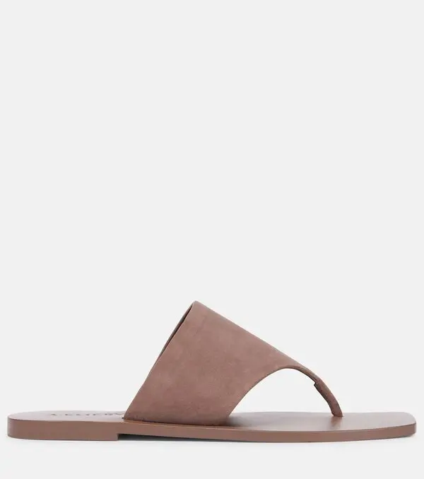 A.emery Paton Suede Slides - Brown