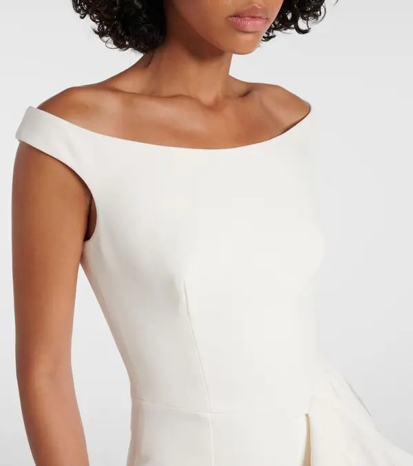 Safiyaa Bree Draped Midi Dress