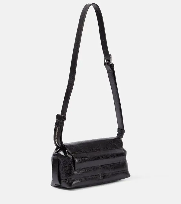 LEMAIRE Gear Leather Shoulder Bag - Brown
