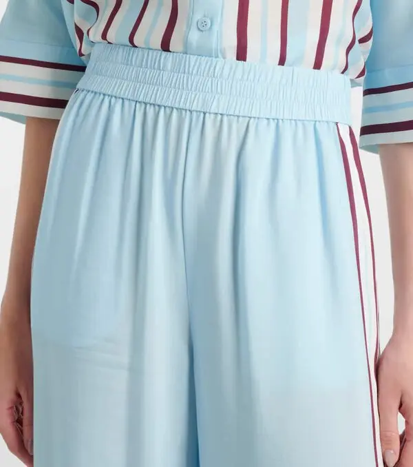 Simkhai Orissa Striped Straight Pants