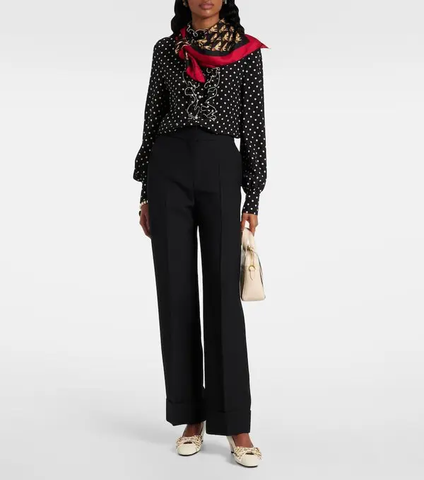 Valentino Garavani Bowow 45 Studded Leather Pumps