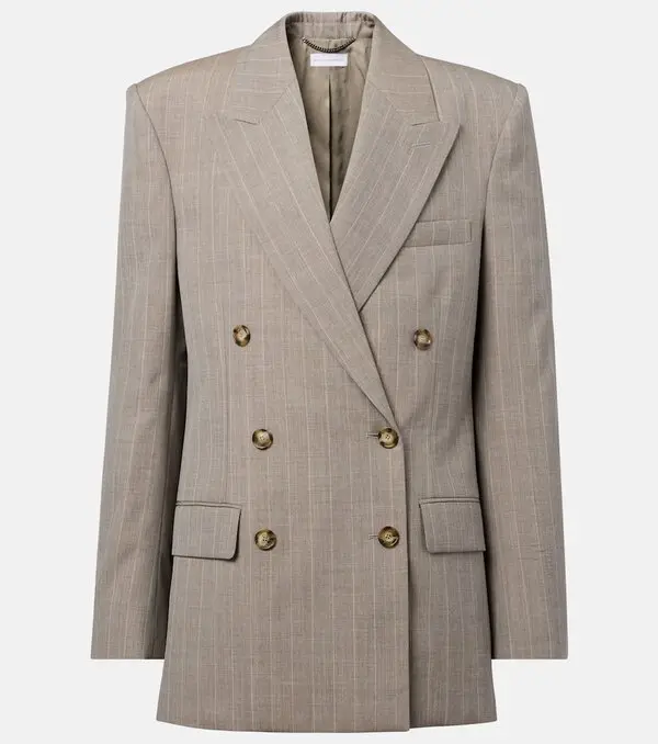 Stella McCartney Oversized Double-breasted Wool Blazer