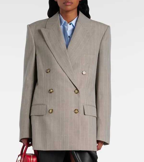 Stella McCartney Oversized Double-breasted Wool Blazer