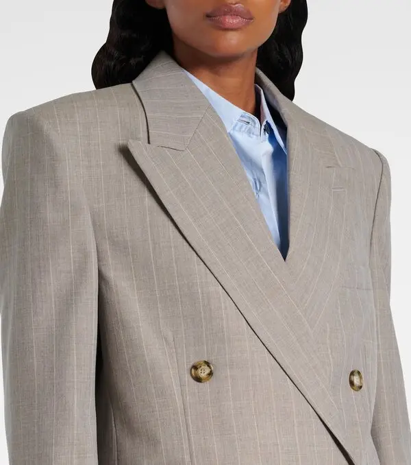 Stella McCartney Oversized Double-breasted Wool Blazer