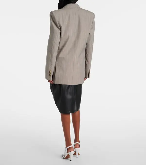 Stella McCartney Oversized Double-breasted Wool Blazer