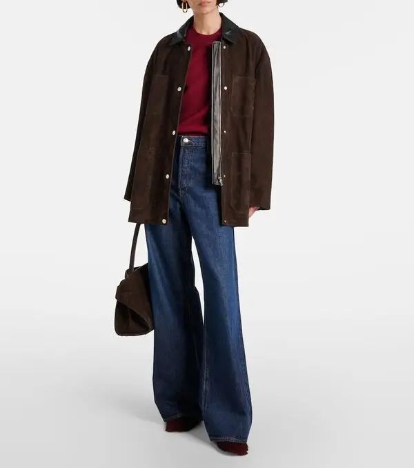 FRAME The Loose Wide-leg Jeans - Blue