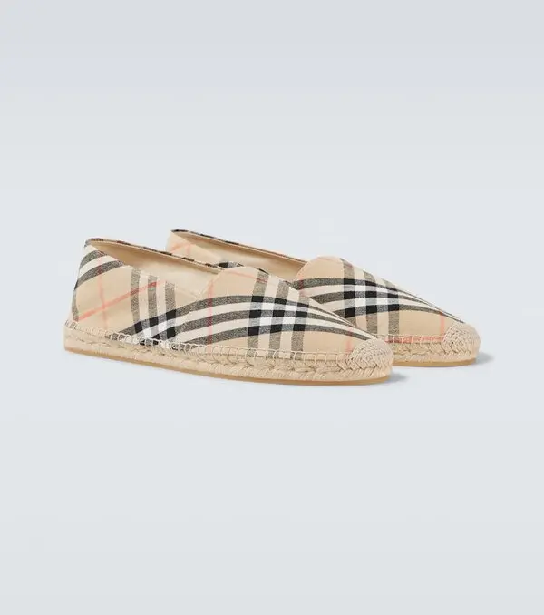 Burberry Check Espadrilles