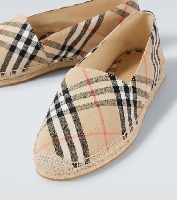 Burberry Check Espadrilles