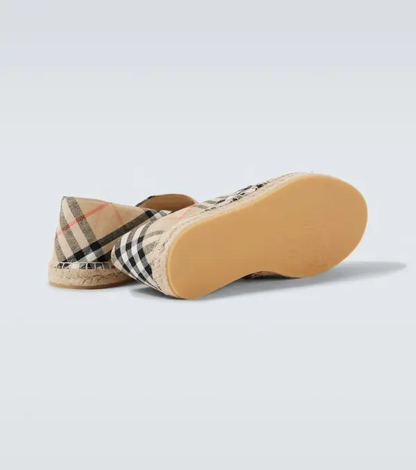 Burberry Check Espadrilles