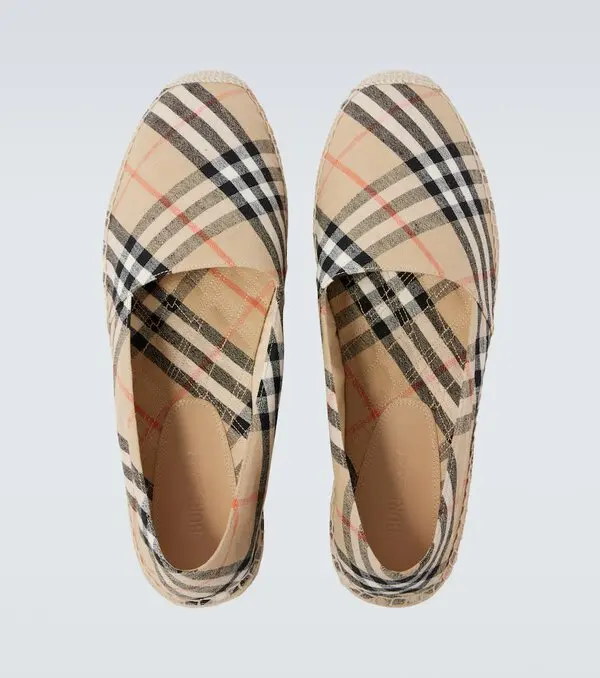 Burberry Check Espadrilles