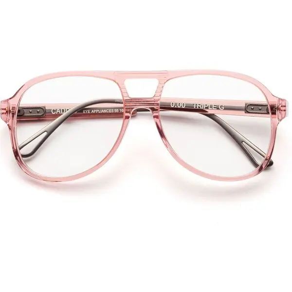 CADDIS Triple G Reading Glasses - Polished Pink And Vodka