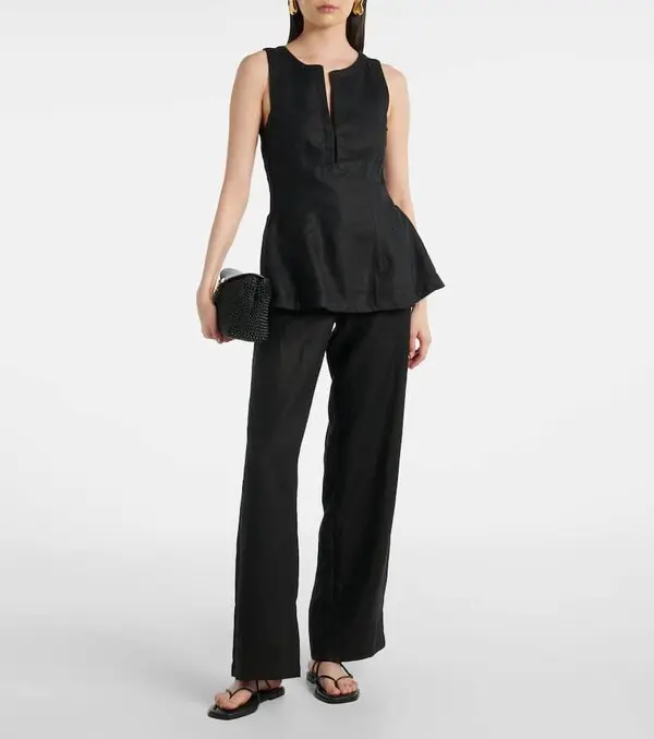 Faithfull The Brand Melia Linen Top