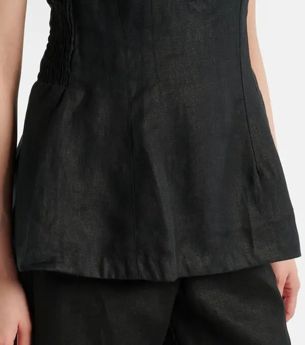 Faithfull The Brand Melia Linen Top