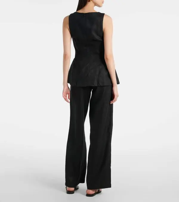 Faithfull The Brand Melia Linen Top