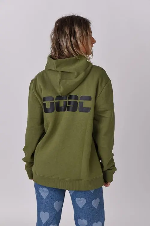 OOSC Retro Logo Hoodie - Khaki