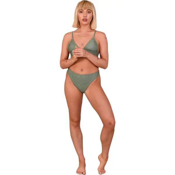 OOSC Sahara Mile High Bikini Bottoms - Sage