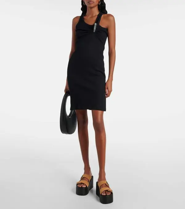 Coperni Logo Suede Wedge Mules