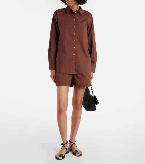 Heidi Klein Grasse Cotton Poplin Shorts