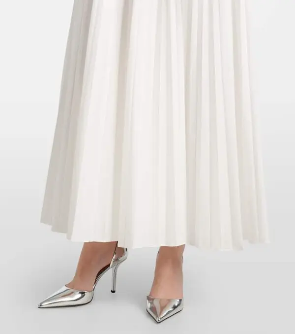 Simkhai Arie Strapless Cotton-blend Midi Dress