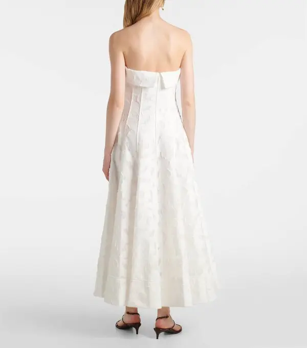 Simkhai Imogen Jacquard Bustier Dress