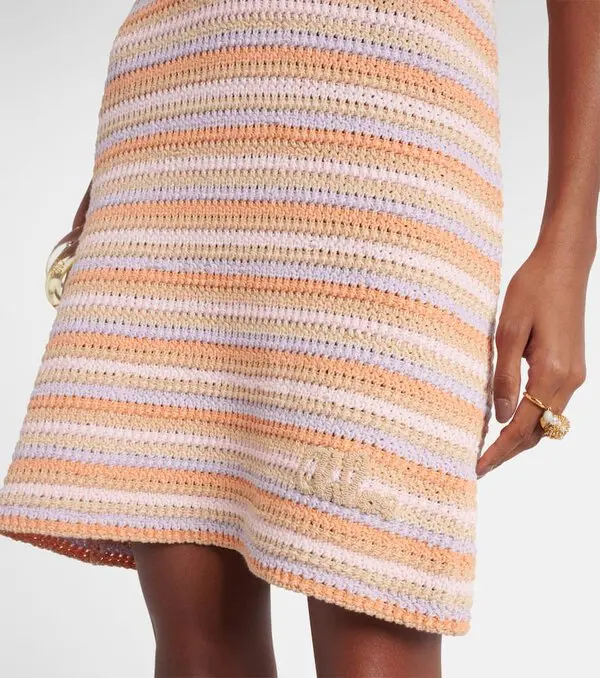 Chloé Knitted Cotton Minidress
