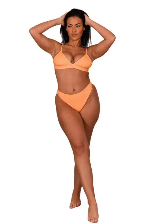 OOSC Tangerine Squeeze Mile High Bikini Bottoms - Orange