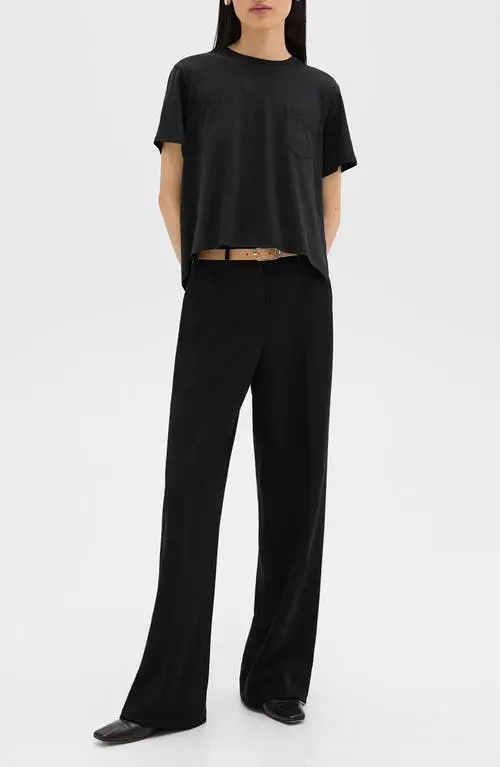 Theory Easy Apex High-low Pocket T-shirt