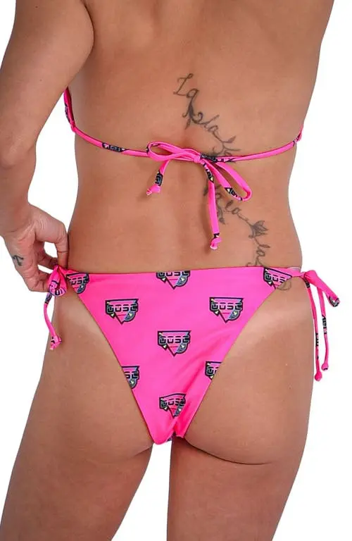 OOSC Baewatch Tie Side Bikini Bottoms - Pink