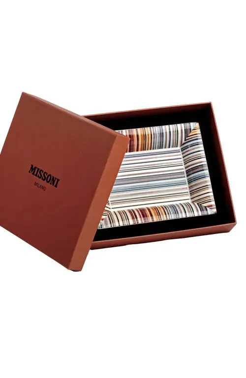 MISSONI HOME TABLEWARE Tray Stripes Rectangular Large In Luxury Box Jenkins 148 8.5" X 6.75